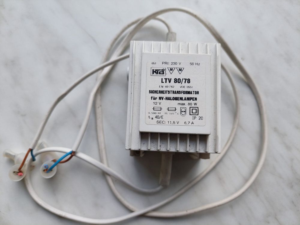 Transformator für 12V Halogenlampen | Kaufen auf Ricardo