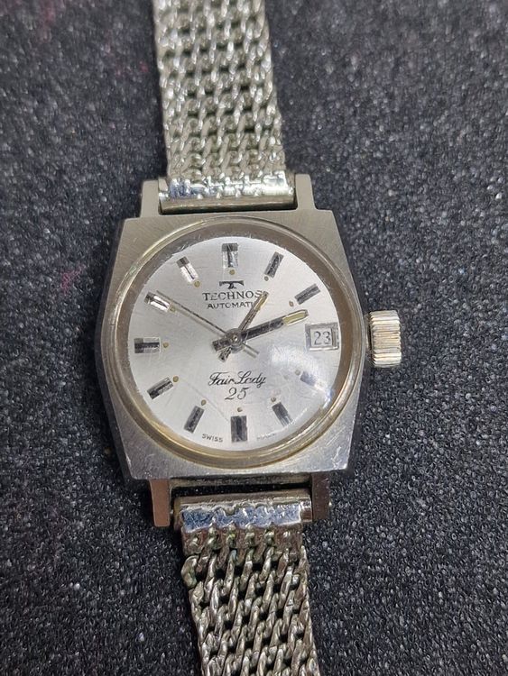 Schöne AUTOMATIC TECHNOS Fair lady 25 mit MIDO werk 22mmx28m (Gebraucht) in Bülach für CHF 5 ...