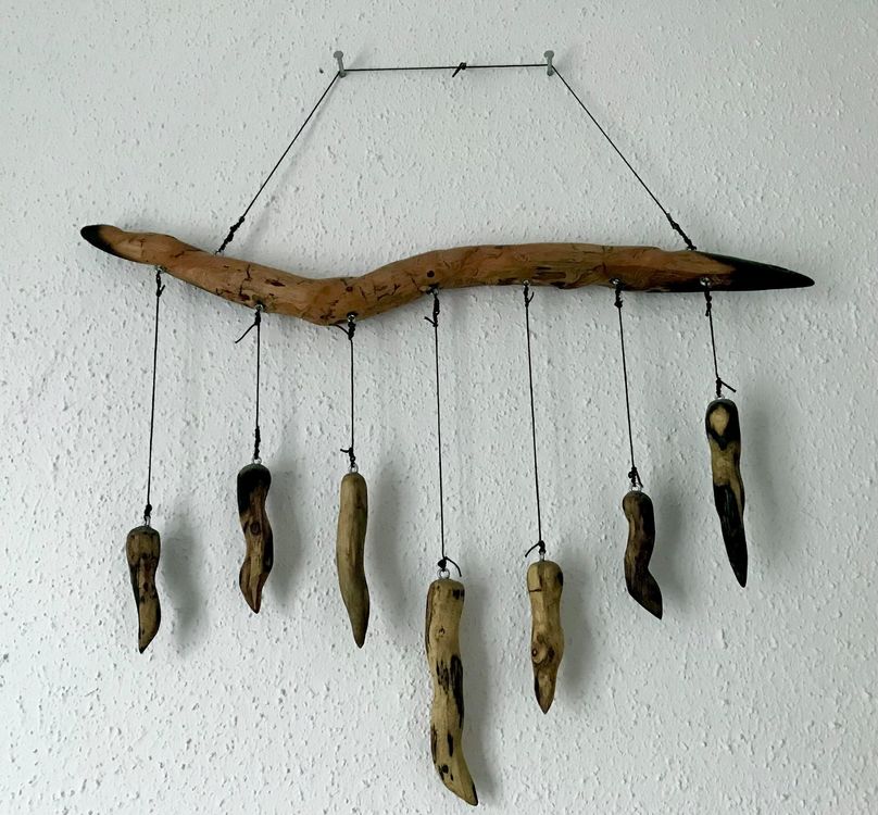 Handgeschnitztes Holzmobile zum Aufhängen | Kaufen auf Ricardo