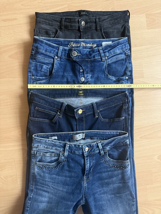 4 Paar Damen Jeans - Only, Blue Monkey, Lee, LTB (Gebraucht) in Buchs ...
