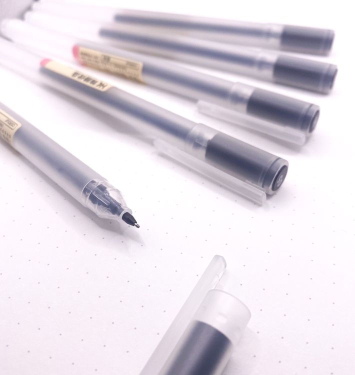 Muji Gel Stifte 0,5mm Schwarz (Neu (gemäss Beschreibung)) in Schinznach ...