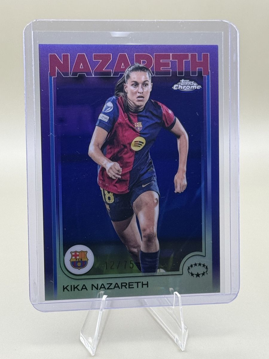 Kika Nazareth | Topps Chrome Lila Refractor 12/75 Barcelona (Gebraucht ...