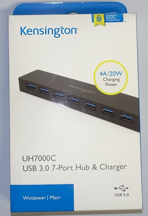 Kensington UH7000C 7x USB 3.0 mit Ladefunktion | Kaufen auf Ricardo