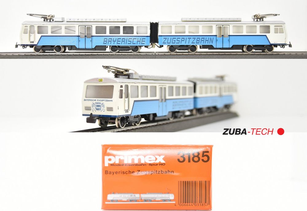 Primex 3185 E-Triebzug Beh 4/8 der BZB, H0 GS Analog mit OVP (Gebraucht ...