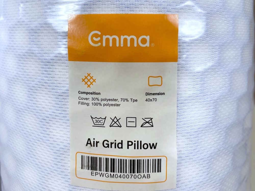 🟢 Emma Foam Pillow und Air grid Pillow 70 x 40 cm (Neu und ...