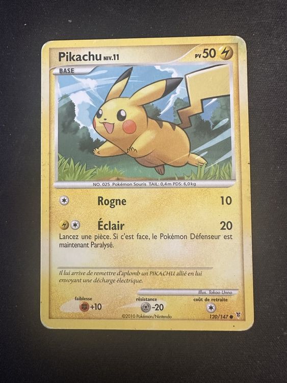 Carte Pokémon Pikachu 120/147 | Kaufen auf Ricardo