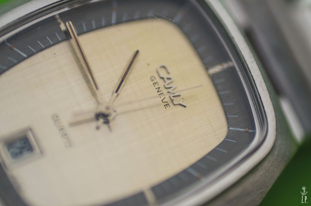 Camy Geneve Swiss Vintage Quartz Watch Linen Dial (Gebraucht) in Boswil ...