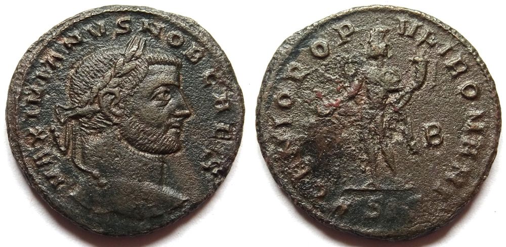 MAXIMIANUS HERCULIUS bronze follis (286-305 AD) (Gebraucht) in La ...