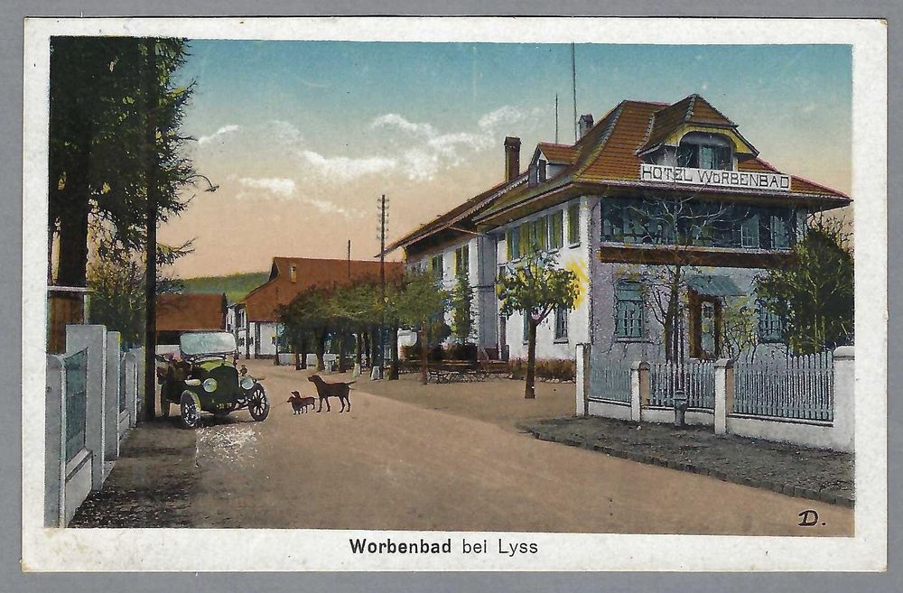 WORBENBAD HÔTEL b. LYSS, MIT AUTO; FP-0 HAUBITZ-BATTEIE 76 | Kaufen auf Ricardo
