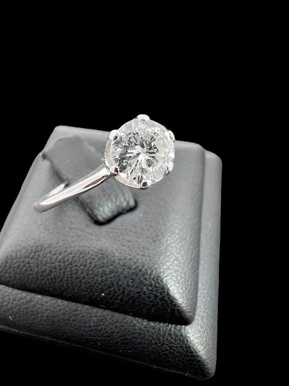 Solitär Diamant 0.65ct Ring 18k Weissgold Grösse 56 *S537 (Gebraucht) in Zürich für CHF 631 ...