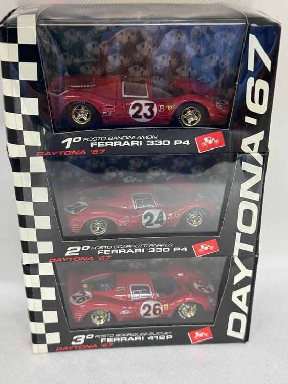 Ferrari 330 P4 24h Daytona 1967 1er 2er 3er Brumm Set 1:43 (Gebraucht ...