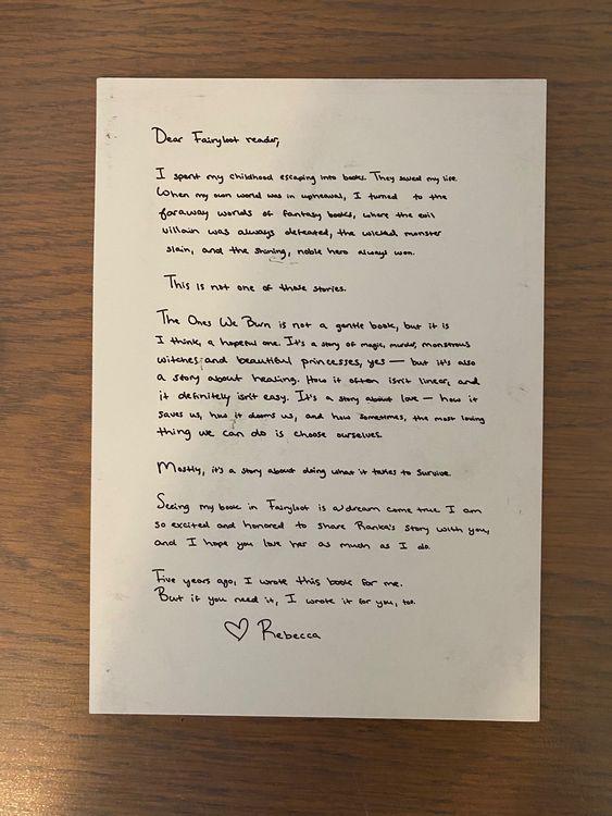 Fairyloot: The Ones We Burn - Rebecca Mix (Gebraucht) in Widen für CHF ...