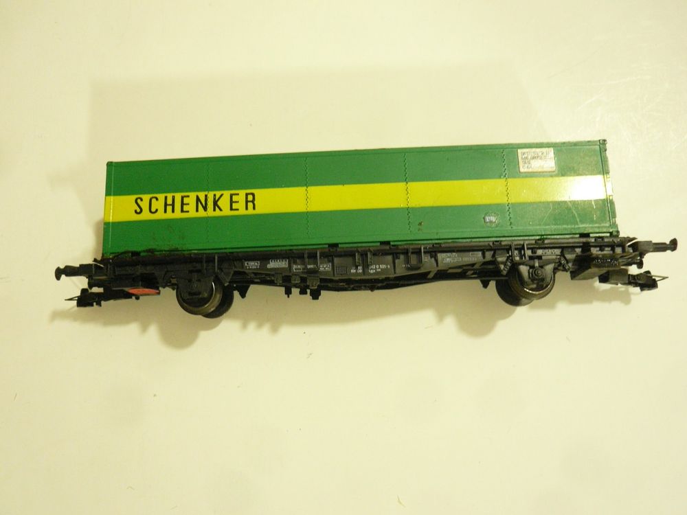 ROCO H0 DC CONTAINERWAGEN " GEBRAUCHTER ZUSTAND " KEINE OVP | Kaufen ...