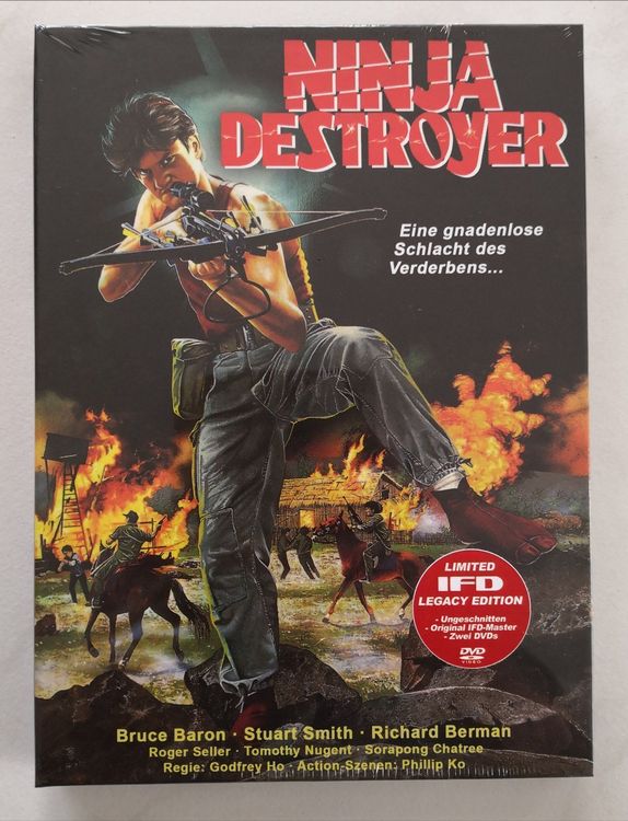 Ninja Destroyer (HK 1986) Mediabook WMM/AVV OVP Godfrey Ho (Neu und ...