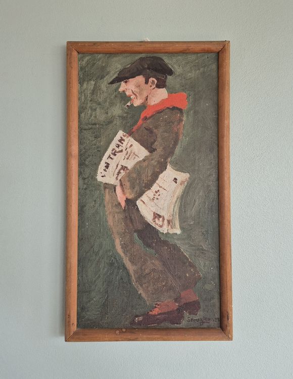 ancien tableau Jean-Gabriel Seruzier huile sur toile signée (Gebraucht ...
