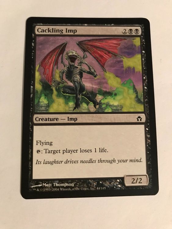 1 x Cackling Imp Magic MtG (Gebraucht) in Kriens für CHF 1 – mit ...