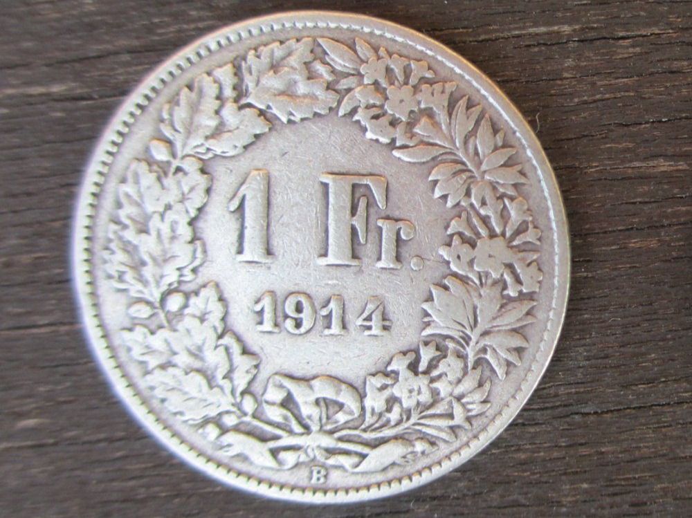 alte 1 Franken 1914 B (Gebraucht) in Herisau für CHF 6 – mit Lieferung auf Ricardo kaufen