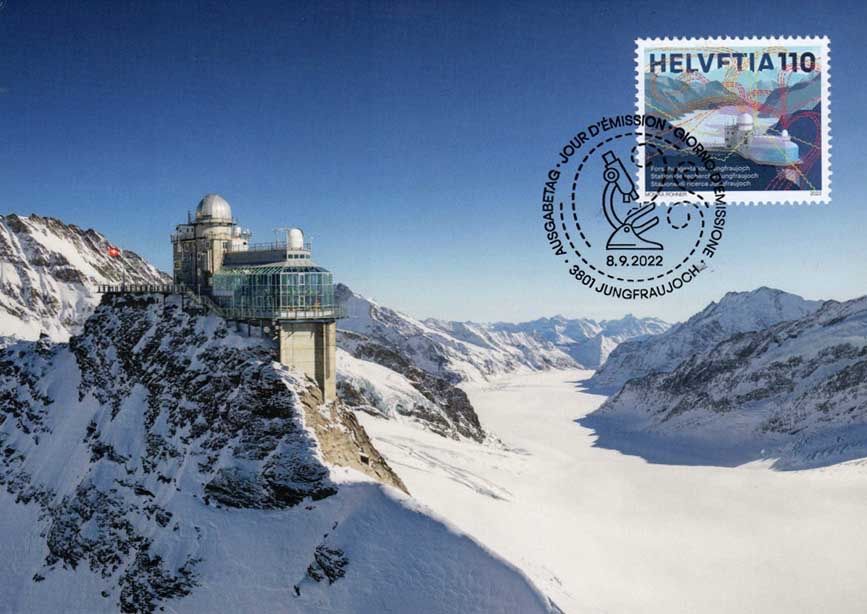 Maximumkarte Forschungsstation Jungfraujoch | Kaufen auf Ricardo