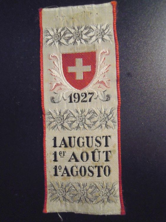 1. August Abzeichen 1927 | Kaufen auf Ricardo