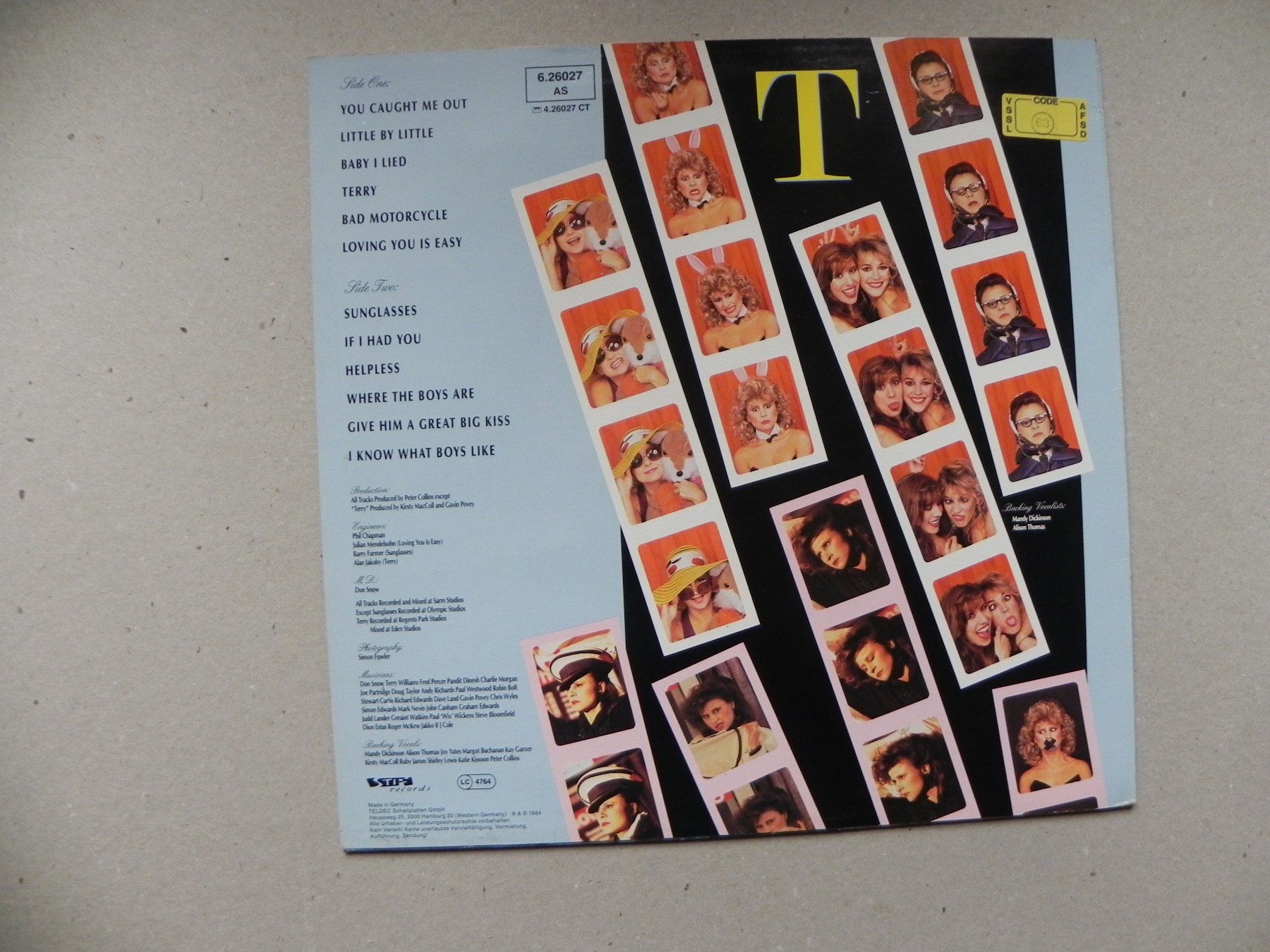 LP brit. Rock Sängerin Tracey Ullman 1984 You caught me out (Gebraucht ...