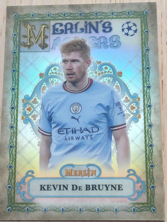 Kevin de Bruyne Merlins Masters Insert Topps Merlin 22-23 (Gebraucht ...