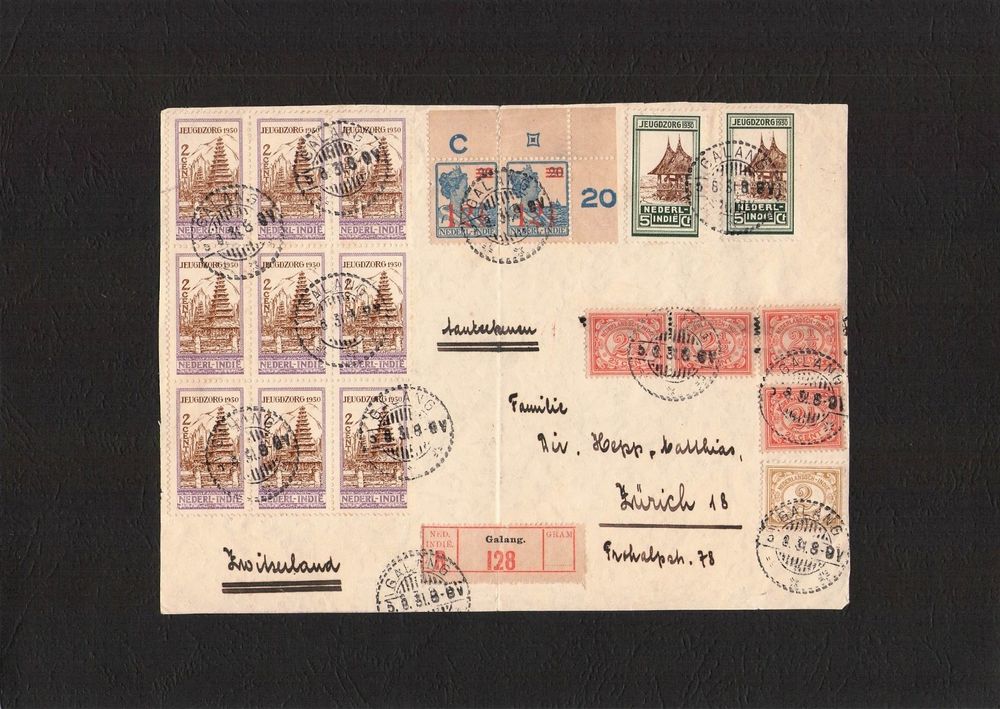 Niederländisch/Indien ,Galang-Zürich 5.8.1931 !!! (Gebraucht) in ...