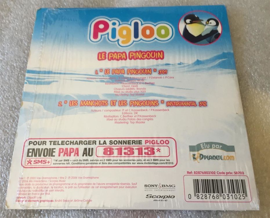 Pigloo - Le Papa Pingouin - CD Musique Pop pour Enfants | Kaufen auf ...