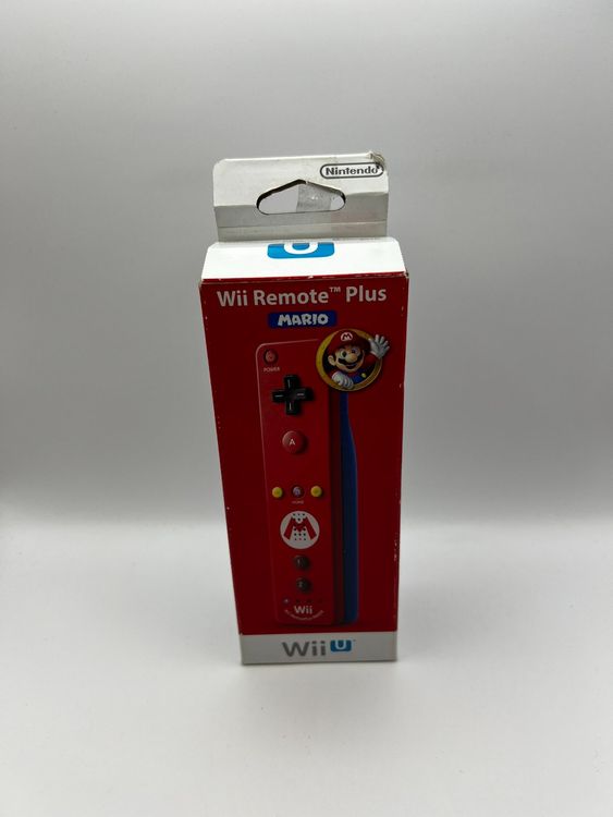 Wii U MotionPlus Inside Controller Mario OVP + Silikonhülle (Gebraucht ...