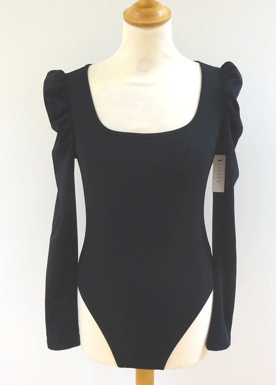 Lotiv - Neuer Body mit Puffärmeln - schwarz - Grösse S (Neu und ...