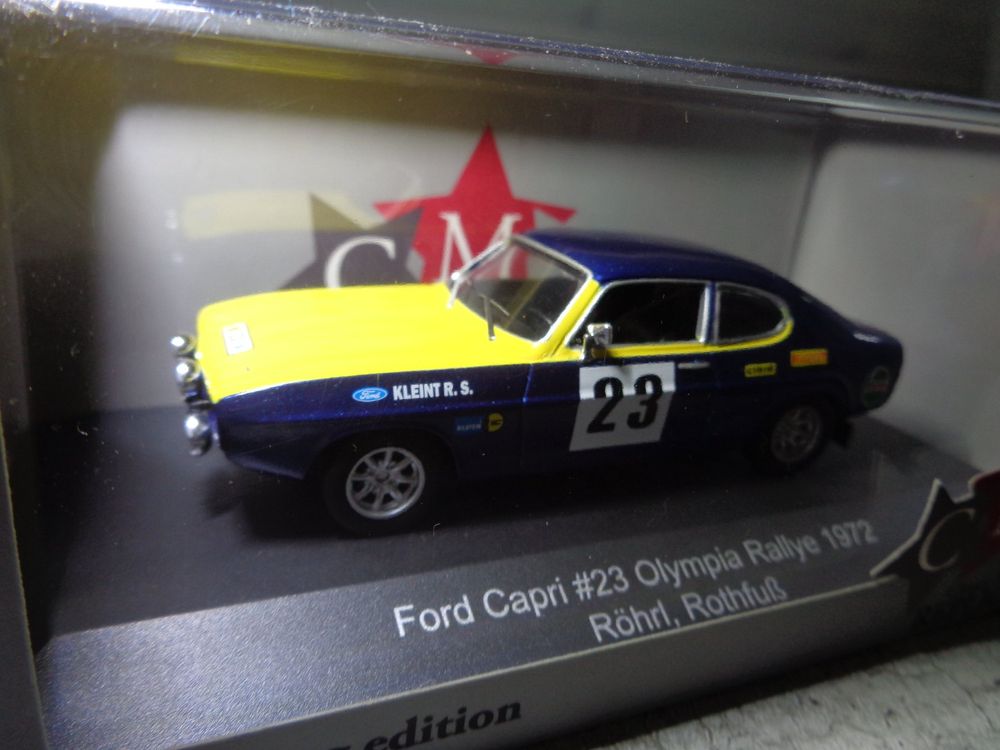 CMR 1:43 Ford Capri Rallye 1972 Walter Röhrl (Neu und originalverpackt ...