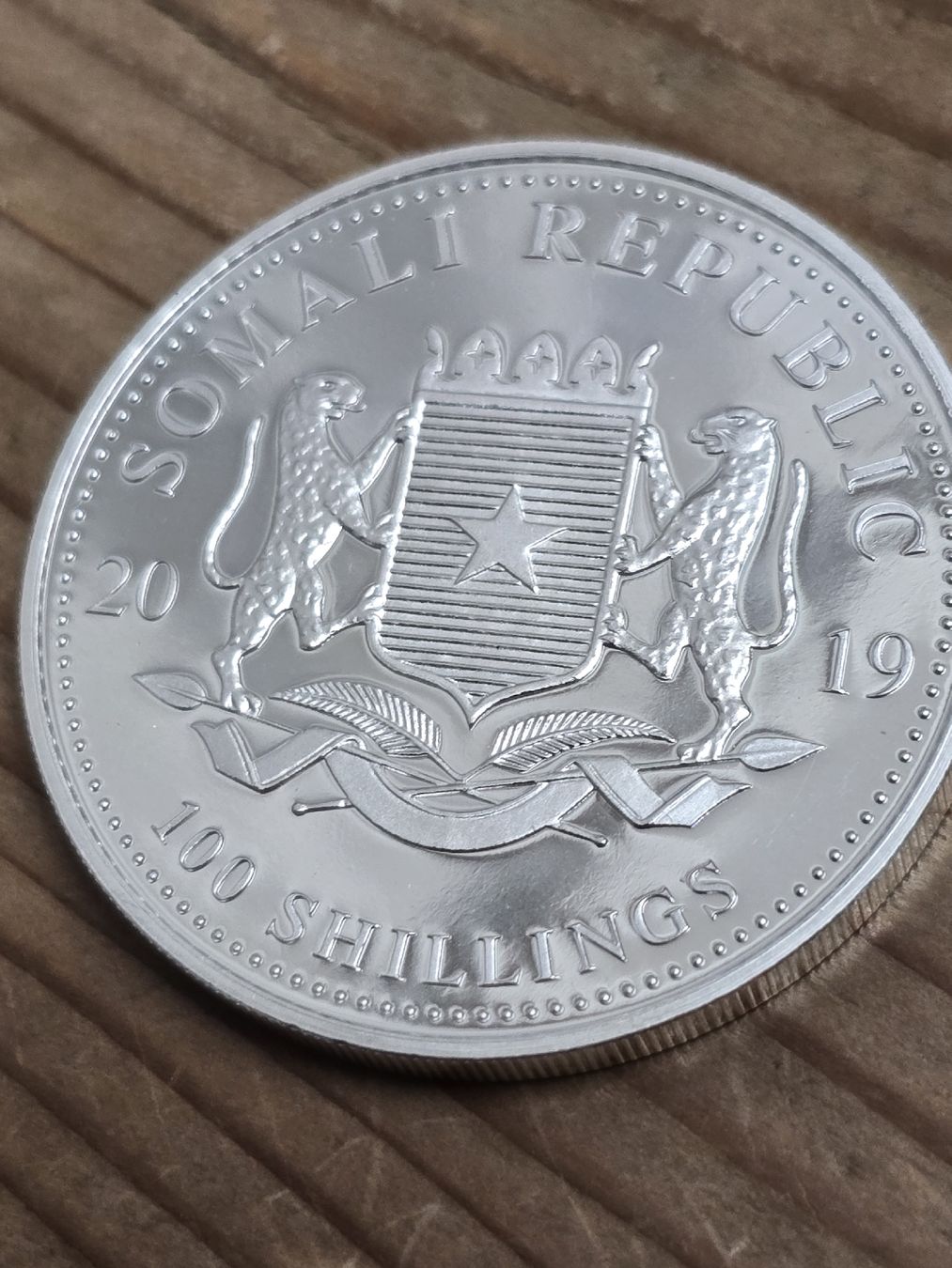 Somalia Elefant 2019, 1 Unze Silbermünze, Top Zustand! (Neu und ...