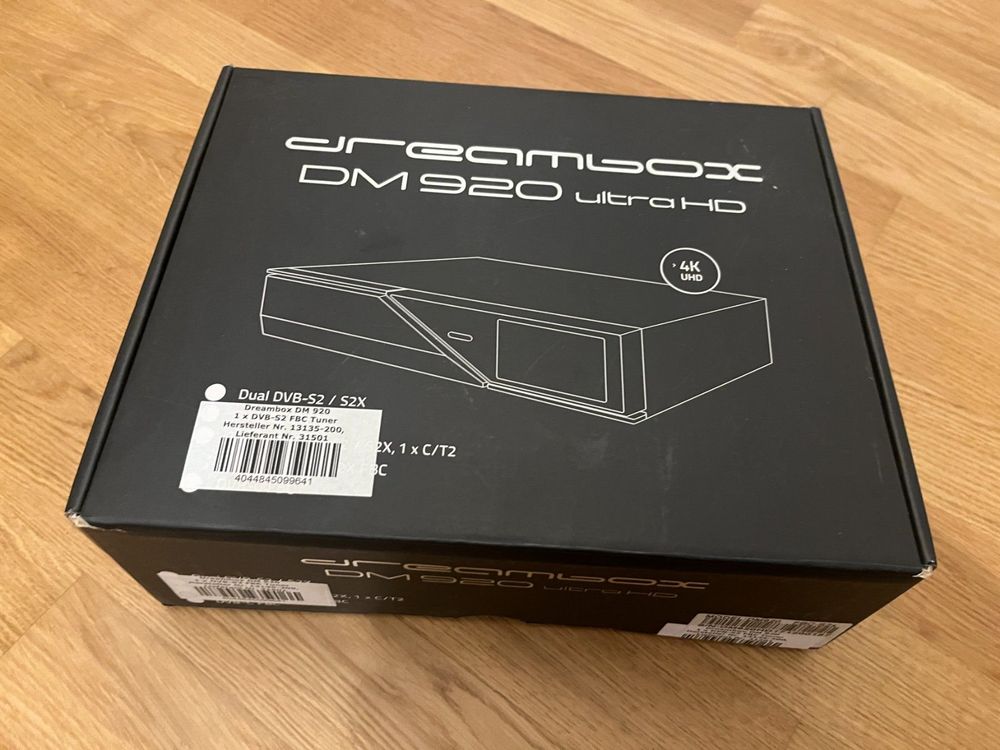Dreambox DM920 Ultra HD (Dual DVB-S2/S2X Tuner) (Neu (gemäss Beschreibung)) in Odogno für CHF ...