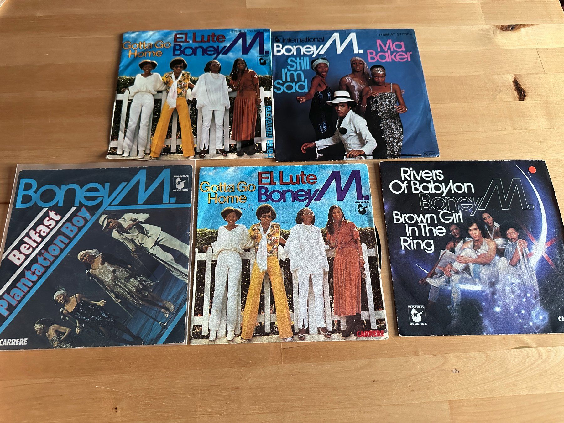 BONEY M tolle Hit Singles Sammlung Kult Top 70's Carrere (Gebraucht) in ...