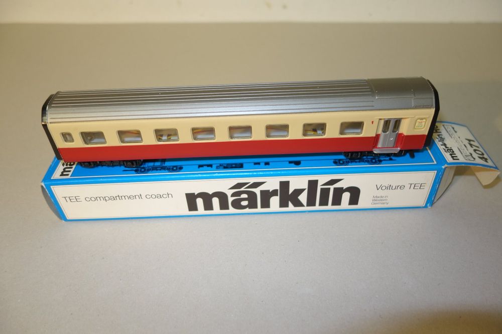 Märklin TEE-Zug Zwischenwagen Nr. 4071 passt zu Tee-Zug 3071 (Gebraucht ...