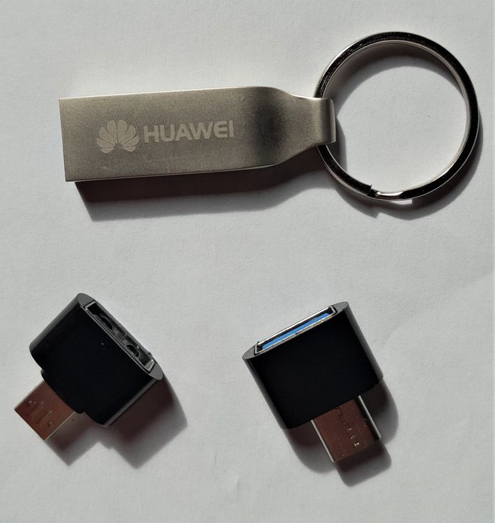 USB Flashdrive (128GB) Anhänger inkl. 2 Adapter von Huawei (Neu und ...
