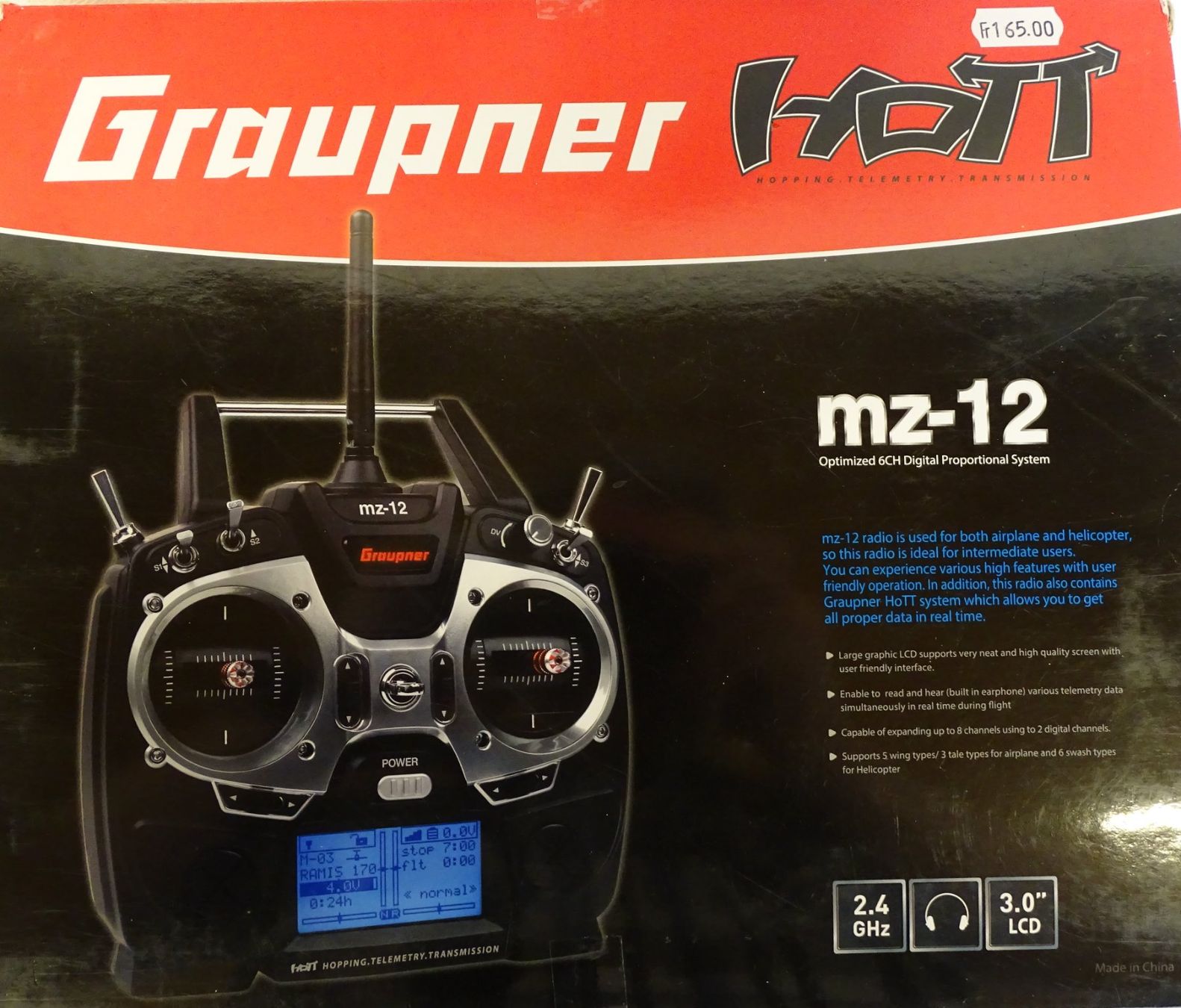 Graupner Hott / mz-12 (Neu (gemäss Beschreibung)) in Melchnau für CHF ...