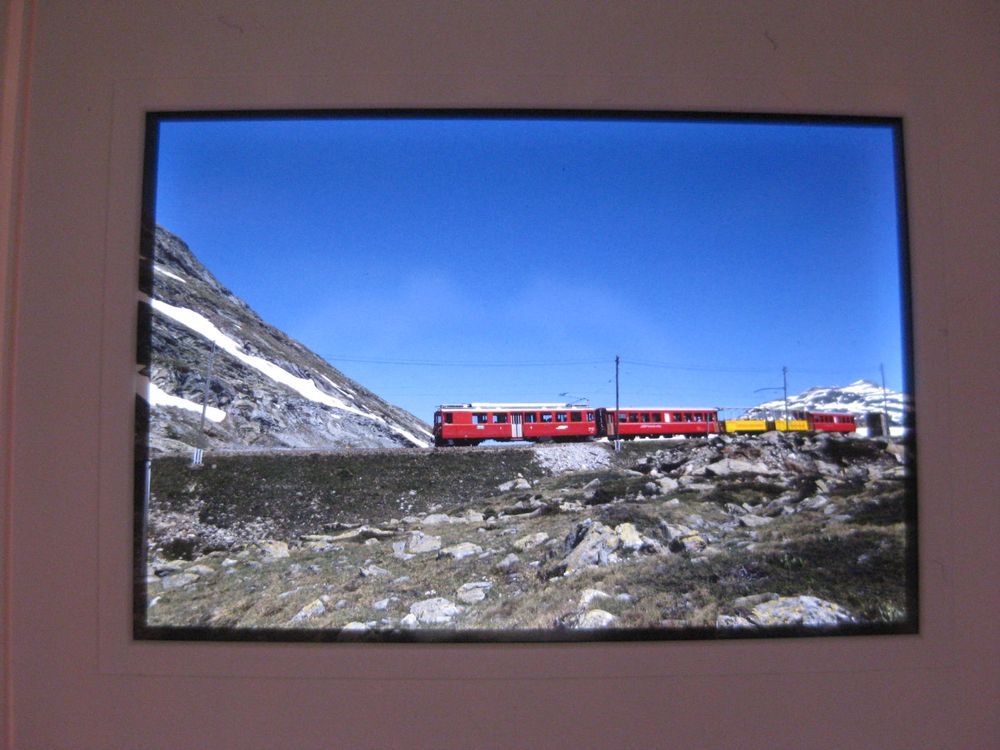 Dia: RhB Berninabahn ob. Lagalp 1986 (Neu (gemäss Beschreibung)) in ...