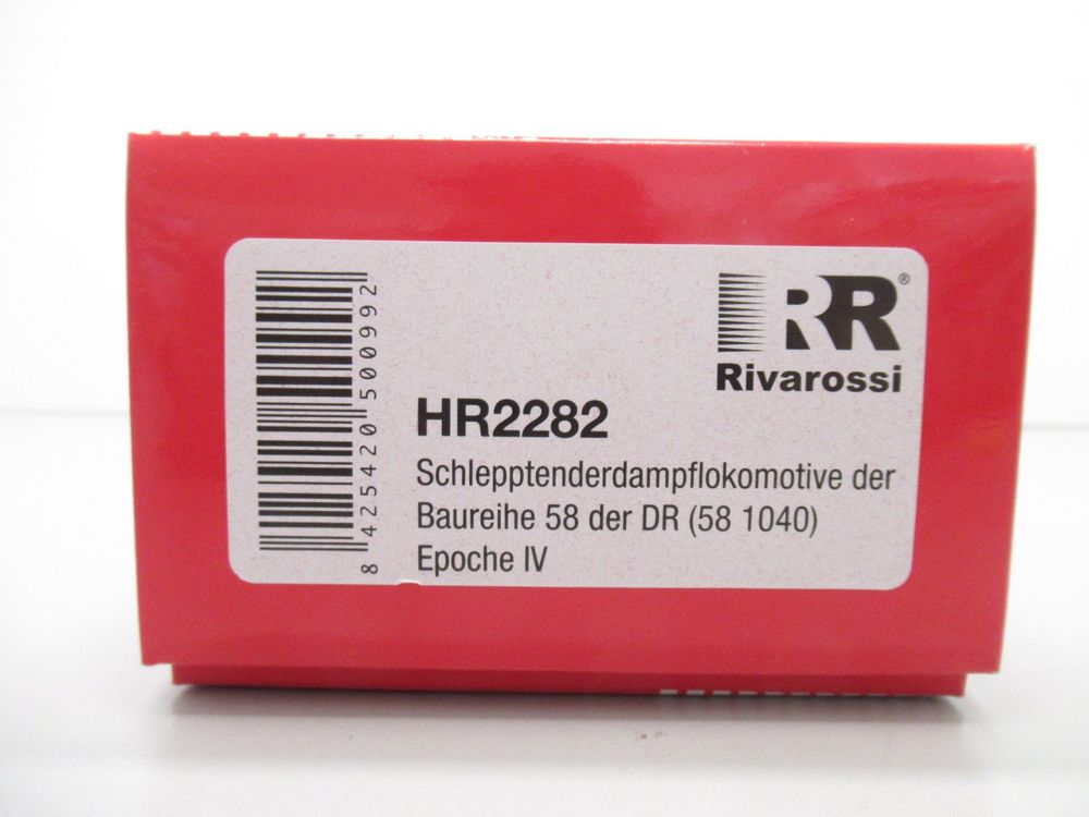 Rivarossi HR2282 Dampflok BR58 DR AC Digital mit Sound H0 (Gebraucht) in Basel für CHF 170 – mit ...
