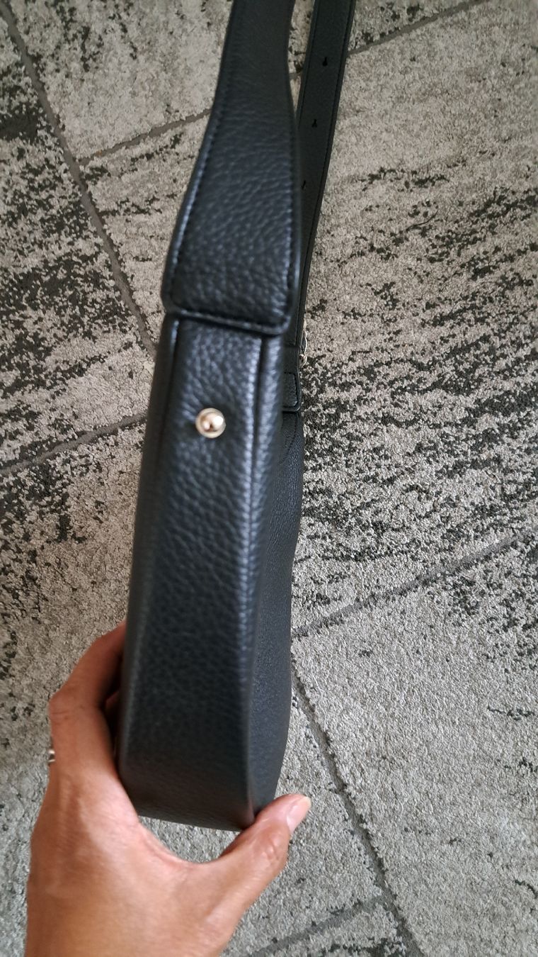 Sac à main David Jones noir cuir comme neuf (Neu (gemäss Beschreibung ...