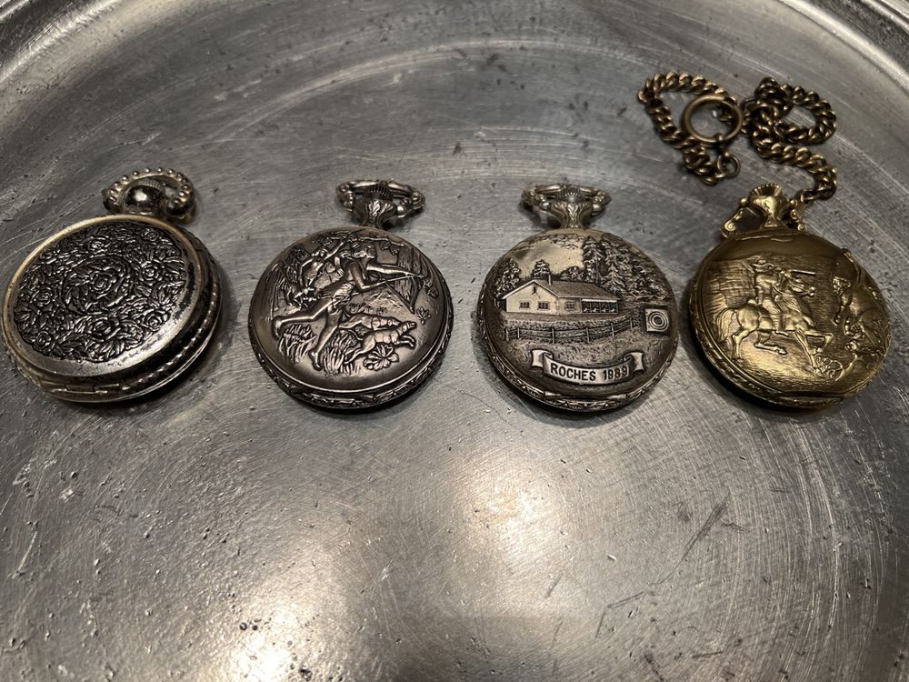 Lot de 4 Montres de Poche Vintage à Gousset (D'occasion) à Cornaux NE pour CHF 61 – avec ...