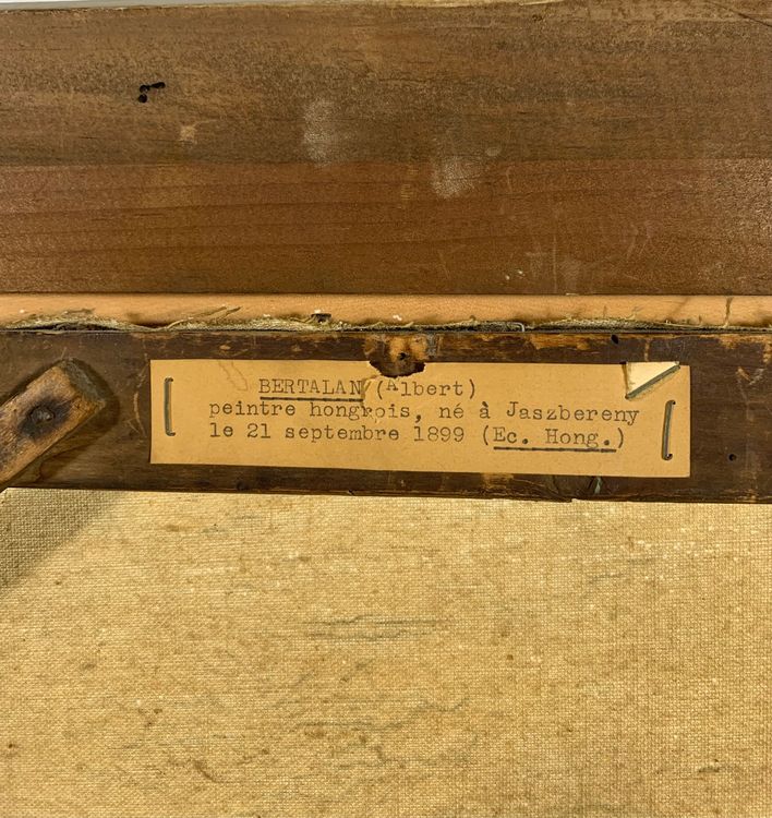 Albert Bertalan (1899-1957) Strandszene /Camping Gemälde (Gebraucht) in ...