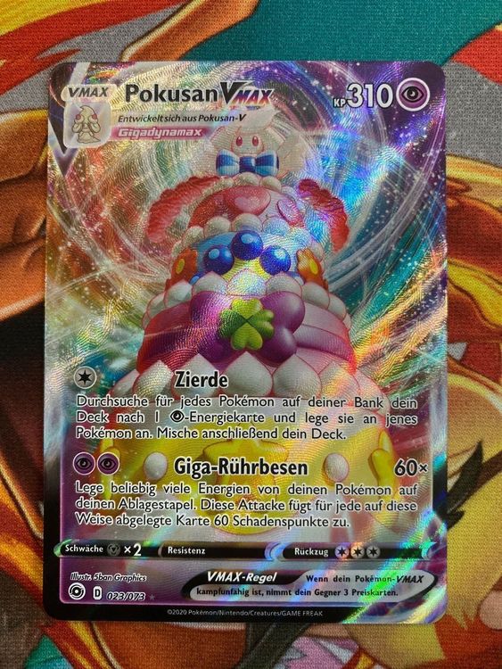 Pokemonkarte Pokusan Vmax (Neu (gemäss Beschreibung)) in Neuhausen für CHF 5 – mit Lieferung auf ...