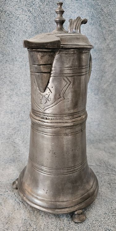 Alte Zinnkanne Karaffe 1756 | Kaufen auf Ricardo
