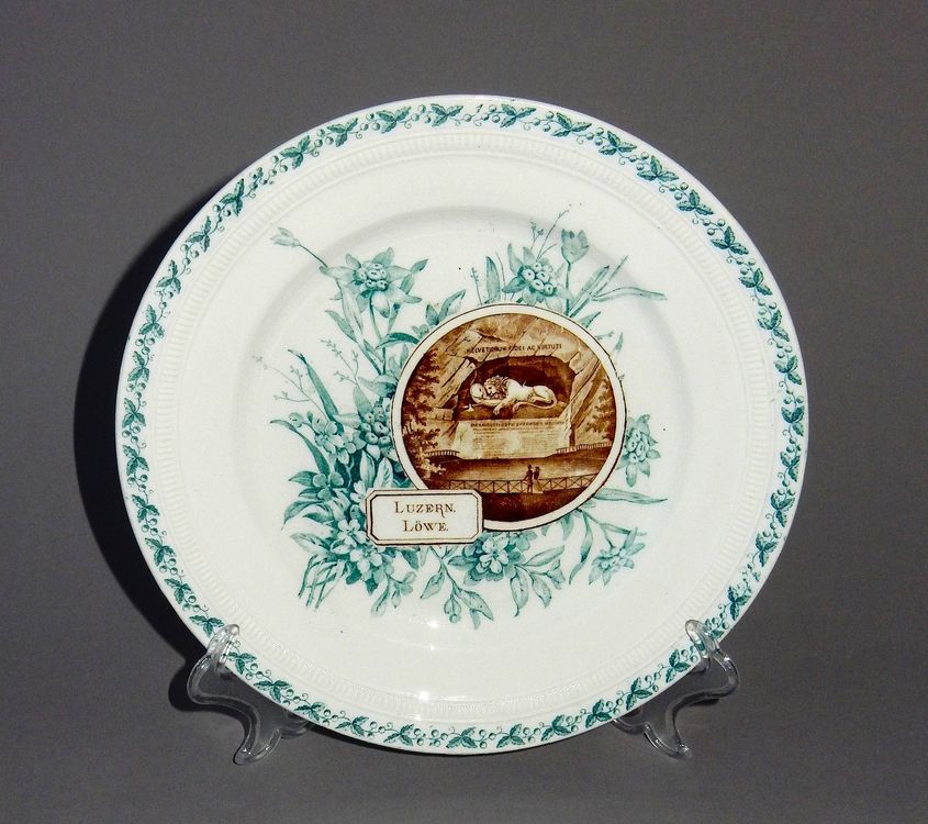 Wandteller « Villeroy & Boch - Schweiz » - Ø 20.3cm um 1900 | Kaufen ...