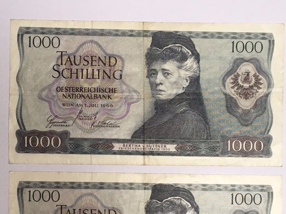 Austria 1000 Schilling 1966 Gebraucht (Gebraucht) in Lumino für CHF 19 ...