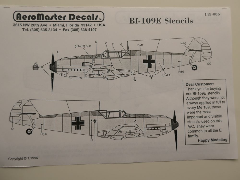 1/48 Messerschmitt Bf-109B & Bf-109F - JG53 - 5 Versionen | Kaufen auf Ricardo