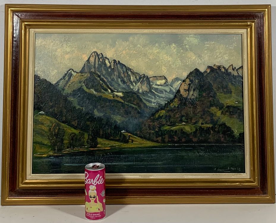 Max Clemént (1912-1995) Berglandschaft Gemälde (Gebraucht) in Root für ...