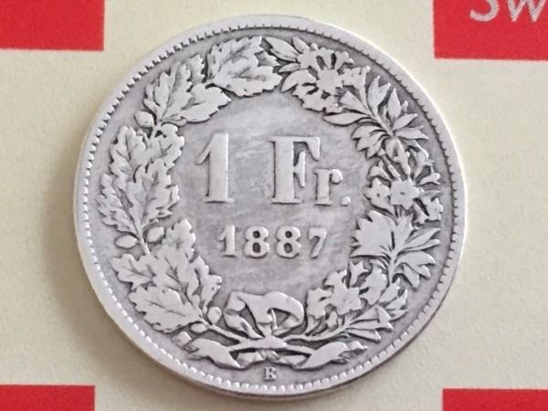 1 Franken 1887 s-ss, nur 1,0 Mio! (Gebraucht) in Elsau für CHF 7.5 – mit Lieferung auf Ricardo ...