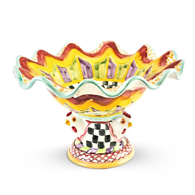 Mackenzie-Childs - Fluted compote bowl (Gebraucht) in Lugano für CHF ...