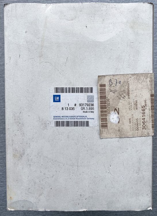 OPEL / SUZUKI Kraftstoff-Diesel-Filter-Gehäuse 93179236 GM (Neu (gemäss ...